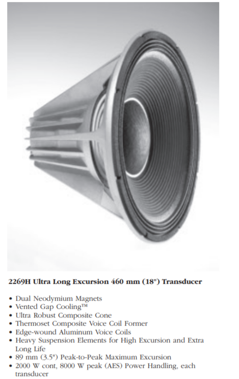 Loa JBL VT-4880A siêu trầm line array chính hãng